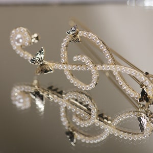 Music Note Hair Clip Note Hair Barrette Sparkly Hair Clip Rhinestone ...