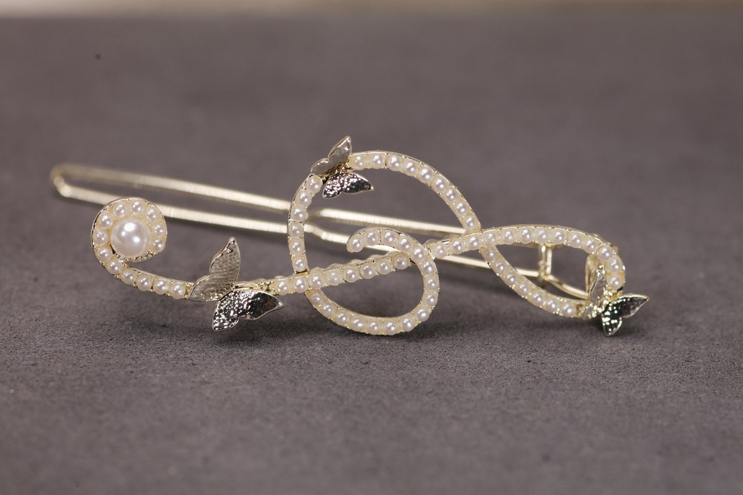 Music Note Hair Clip Note Hair Barrette Sparkly Hair Clip Rhinestone ...