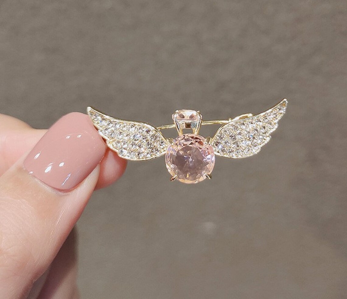 Angel Wing Hair Clip Angel Wing Hair Barrette Sparkling Hair | Etsy