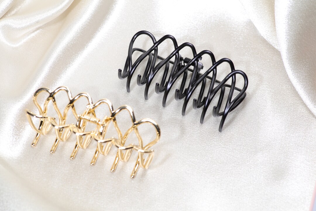 Metal Hair Clip Zig Zag Hair Claw Strong and Sturdy Hair Claw Clip ...