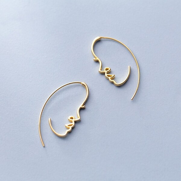 Abstract Earrings - Etsy
