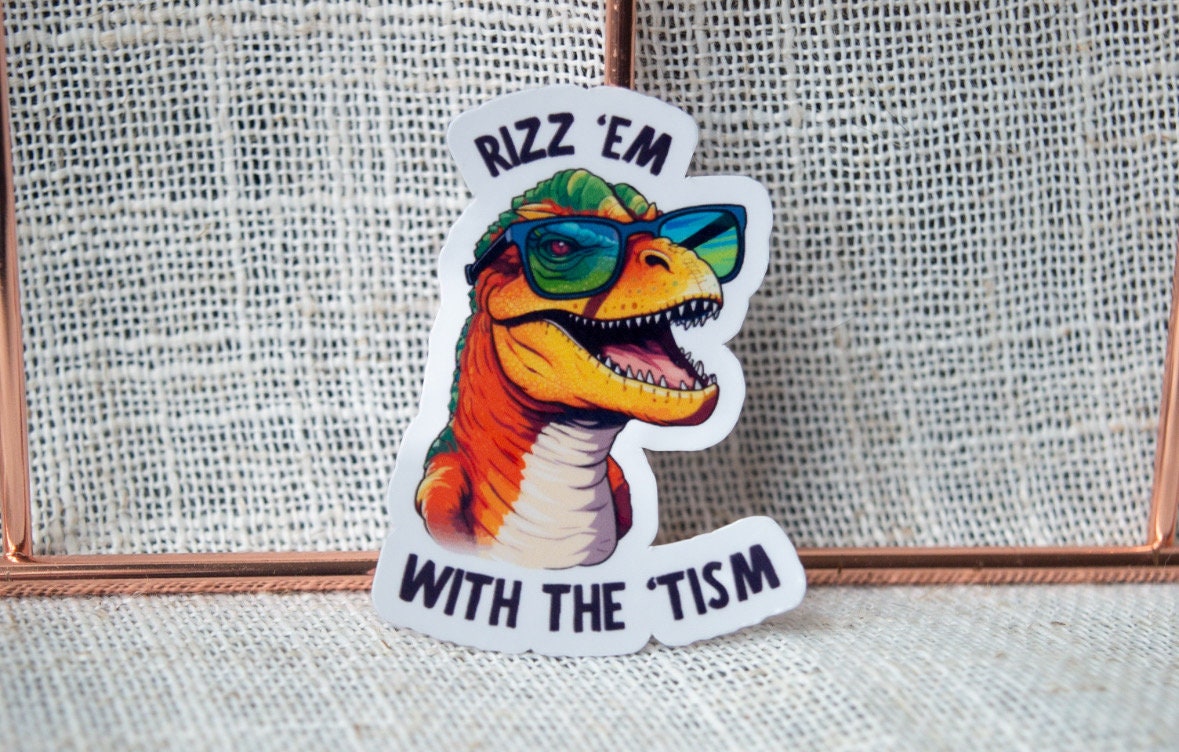 RIZZEM With the TISM Vinyl Sticker for Laptops and Waterbottles - Etsy