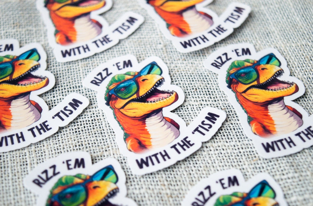 RIZZEM With the TISM Vinyl Sticker for Laptops and Waterbottles - Etsy