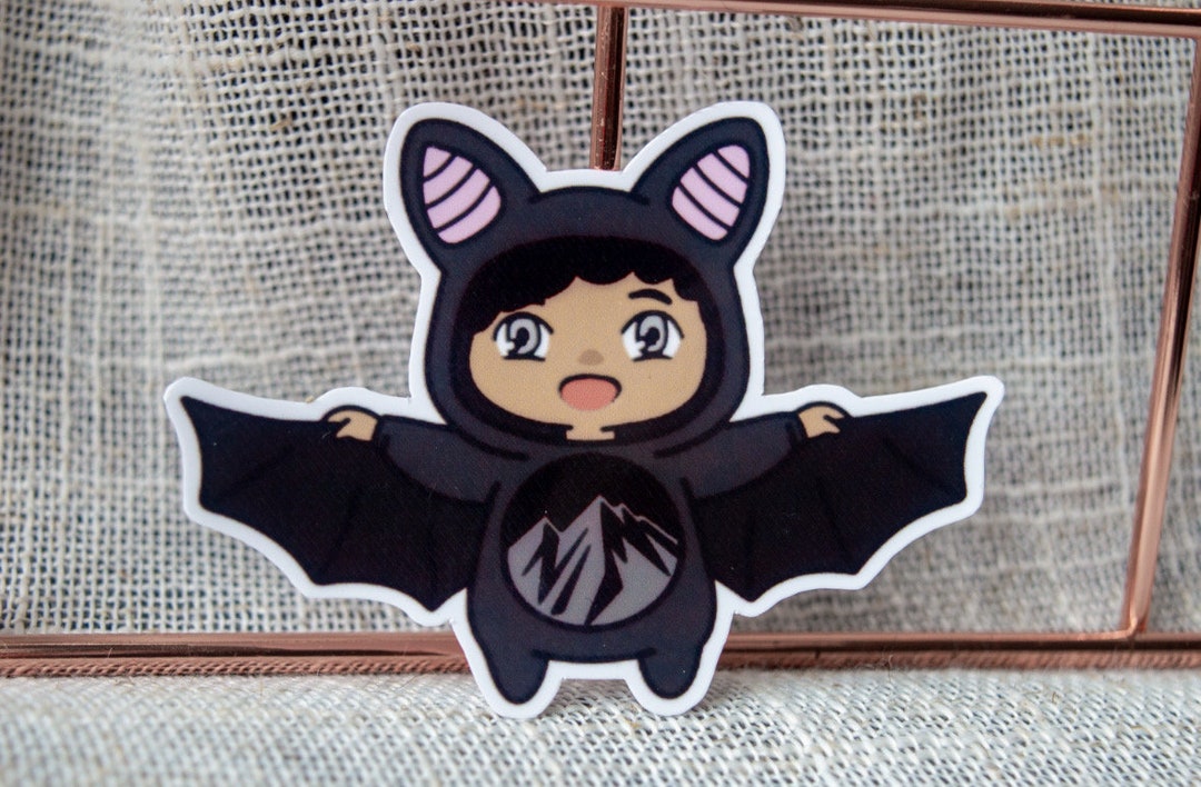 Rhysand Chibi Bat Boy Vinyl Sticker // ACOTAR // ACOMAF Laptop Sticker ...