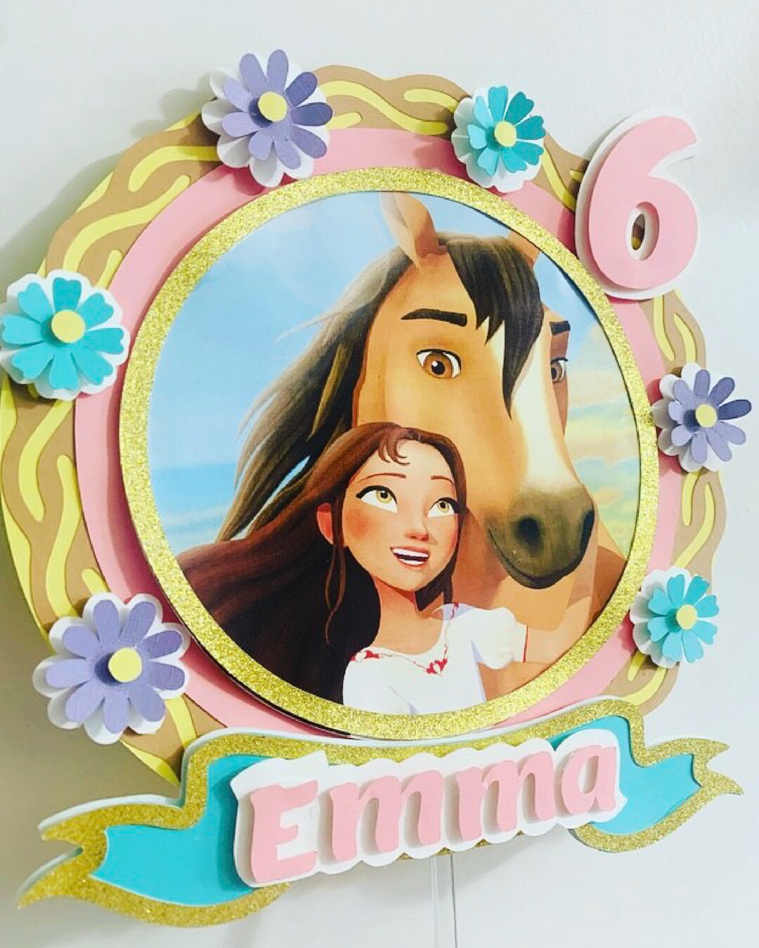 Spirit Riding Free Cake Topper Horse Cake Topper - Etsy