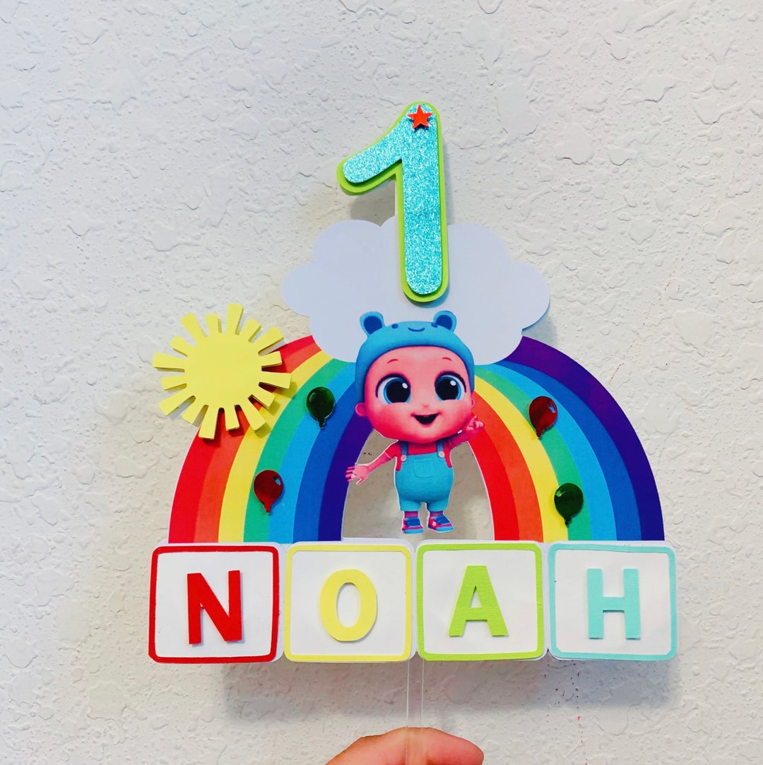 Topper De Pastel De Angelito, Decoración De Cumpleaños De Angelito ...