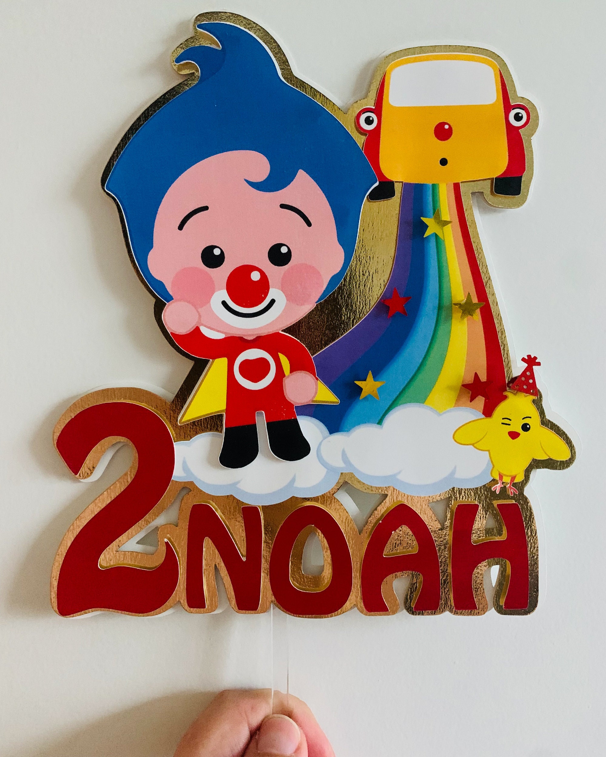 Plim Plim Cake Topper Plim Plim Birthday Decoration Plim - Etsy