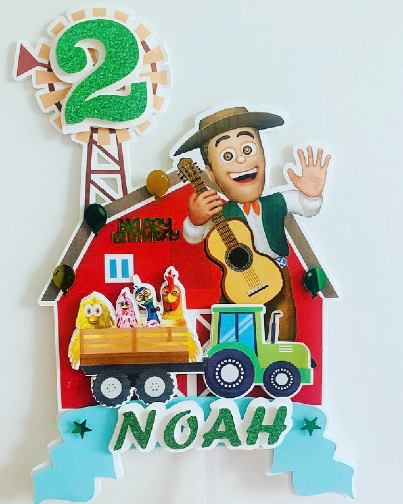 Granja De Zenon Cake Topper Granja De Zenon Decoracion De - Etsy