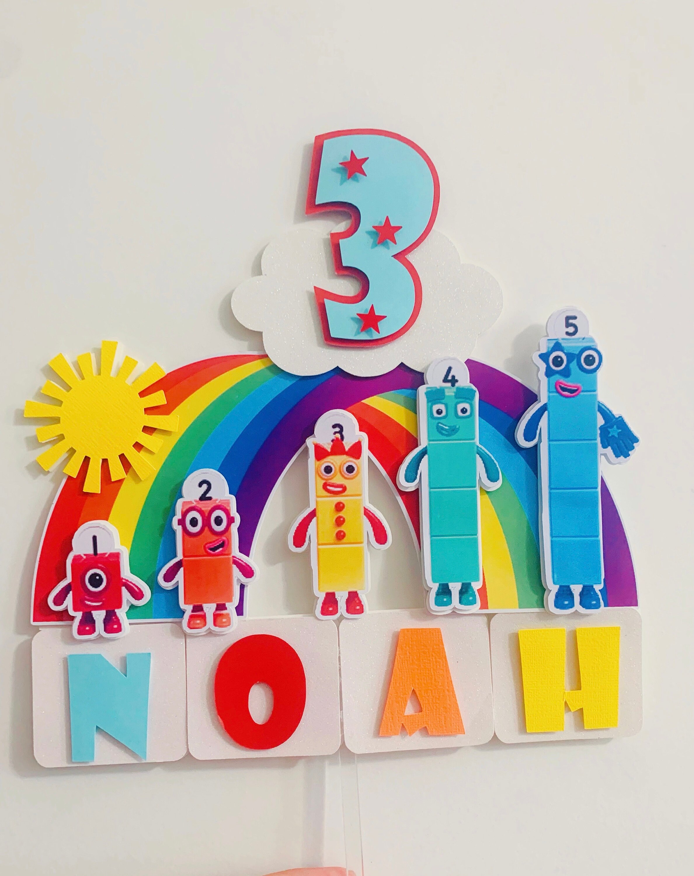 Numberblocks cake topper - Etsy México