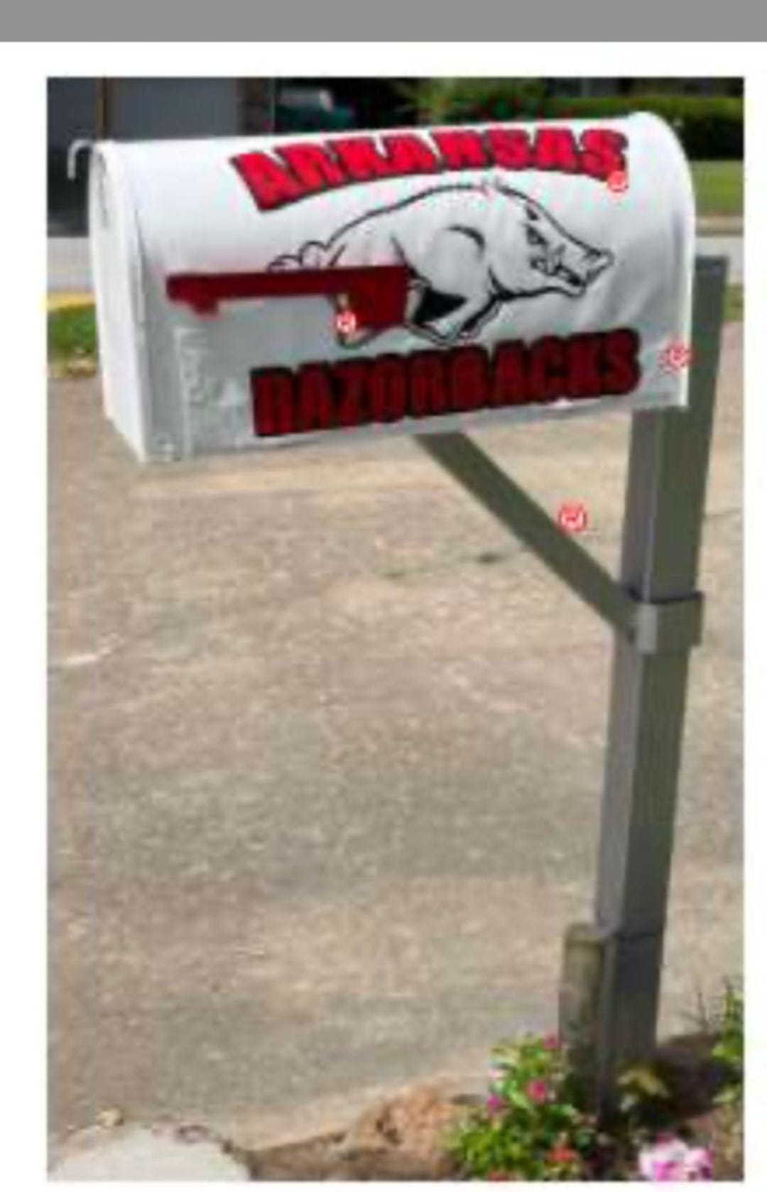 Arkansas Razorback Magnet Mailbox Cover. These Mailbox Covers Are Made ...