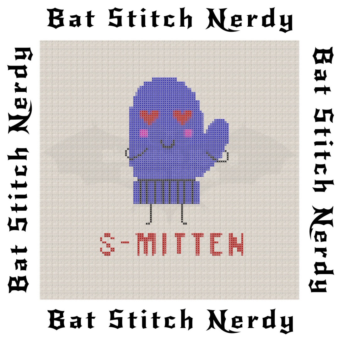 S-mitten Cross Stitch Pattern - Etsy