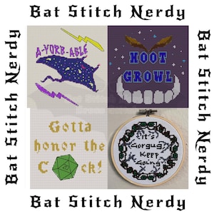 Fantasy High Cross Stitch Pattern Set: Part 1 - Etsy