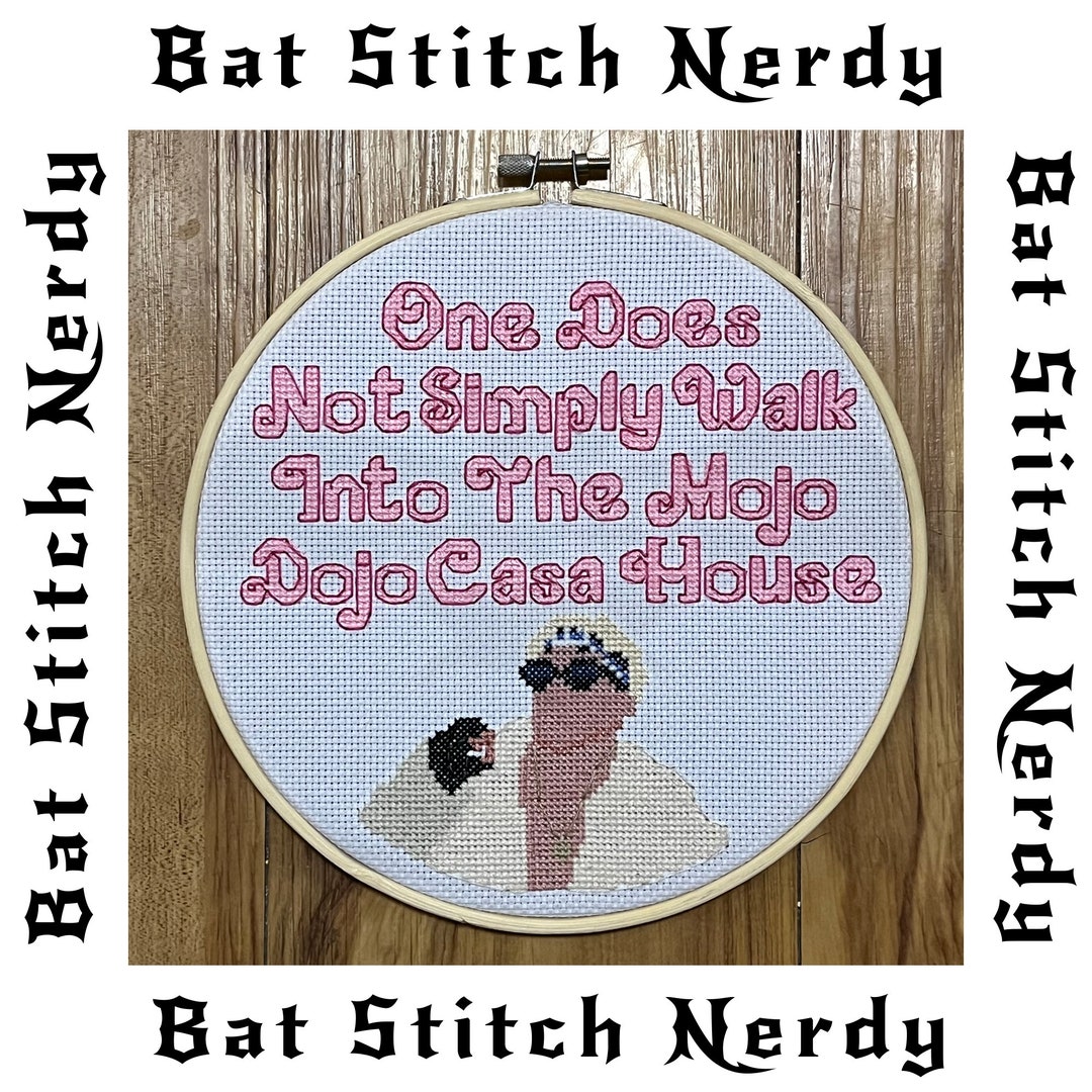 Lord of the Mojo Dojo Cross Stitch Pattern - Etsy