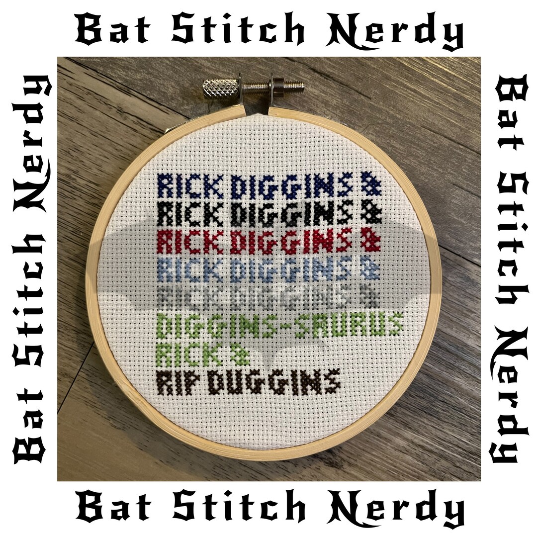 Rick Diggins Cross Stitch Pattern - Etsy