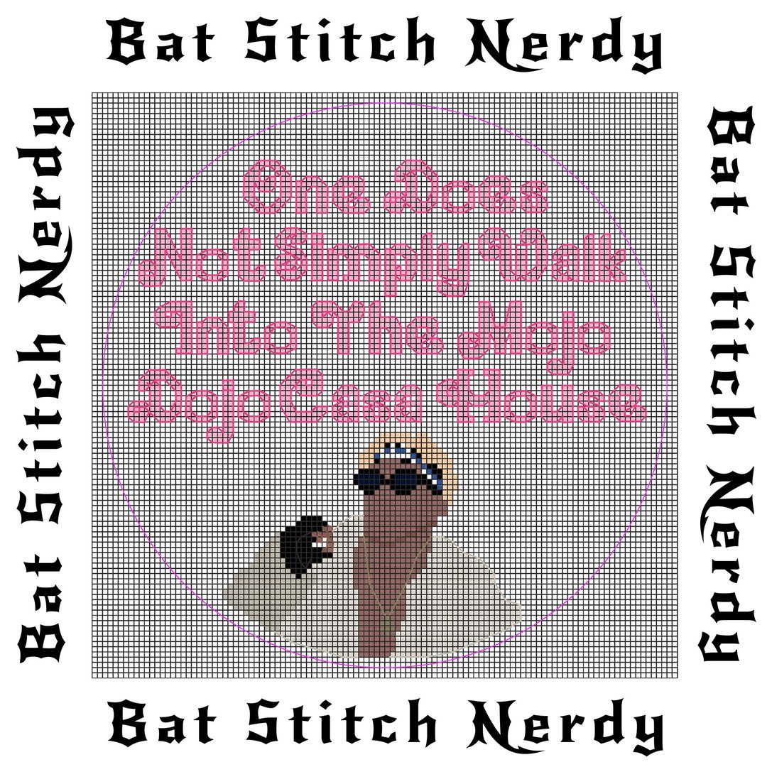 Lord of the Mojo Dojo Cross Stitch Pattern - Etsy