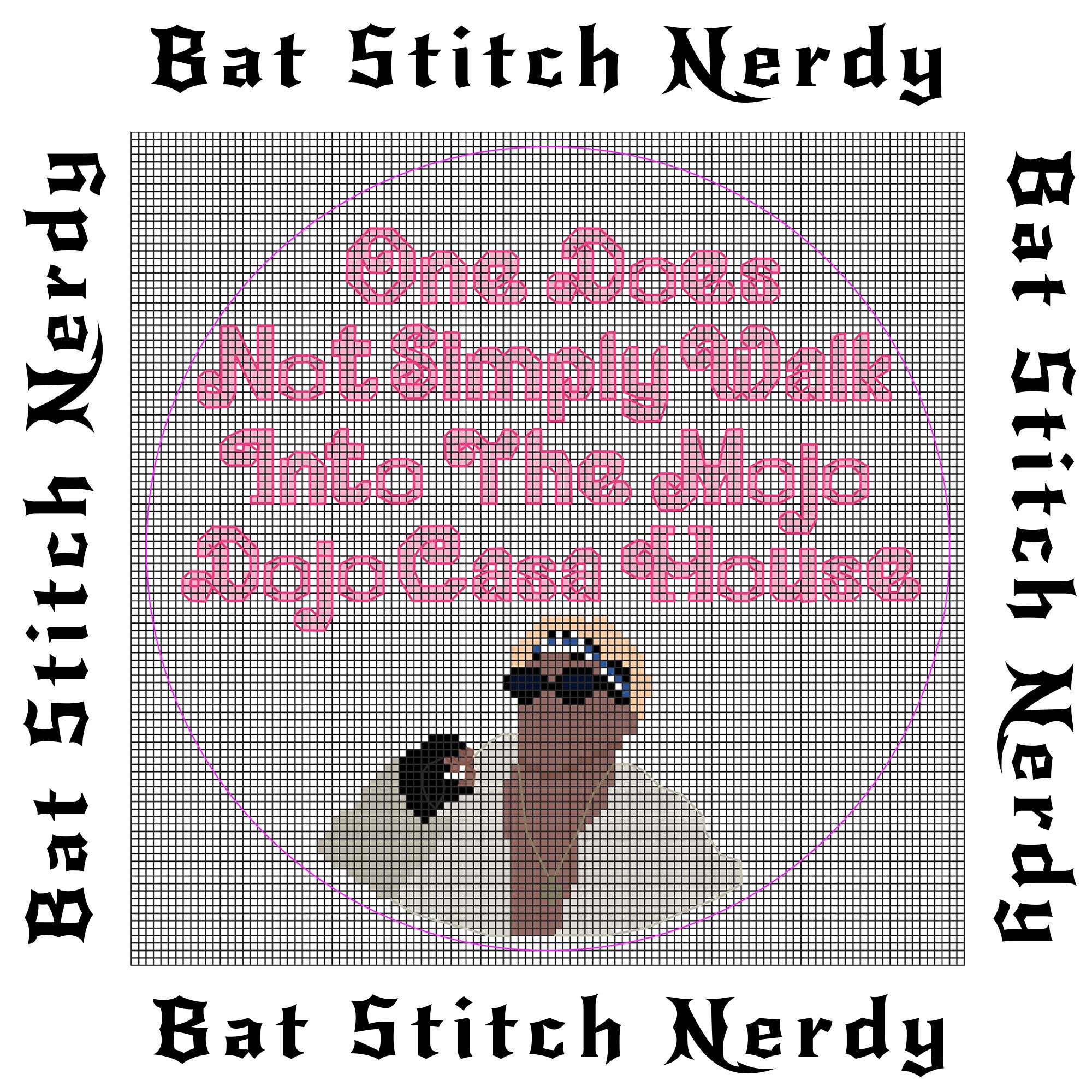 Lord of the Mojo Dojo Cross Stitch Pattern - Etsy