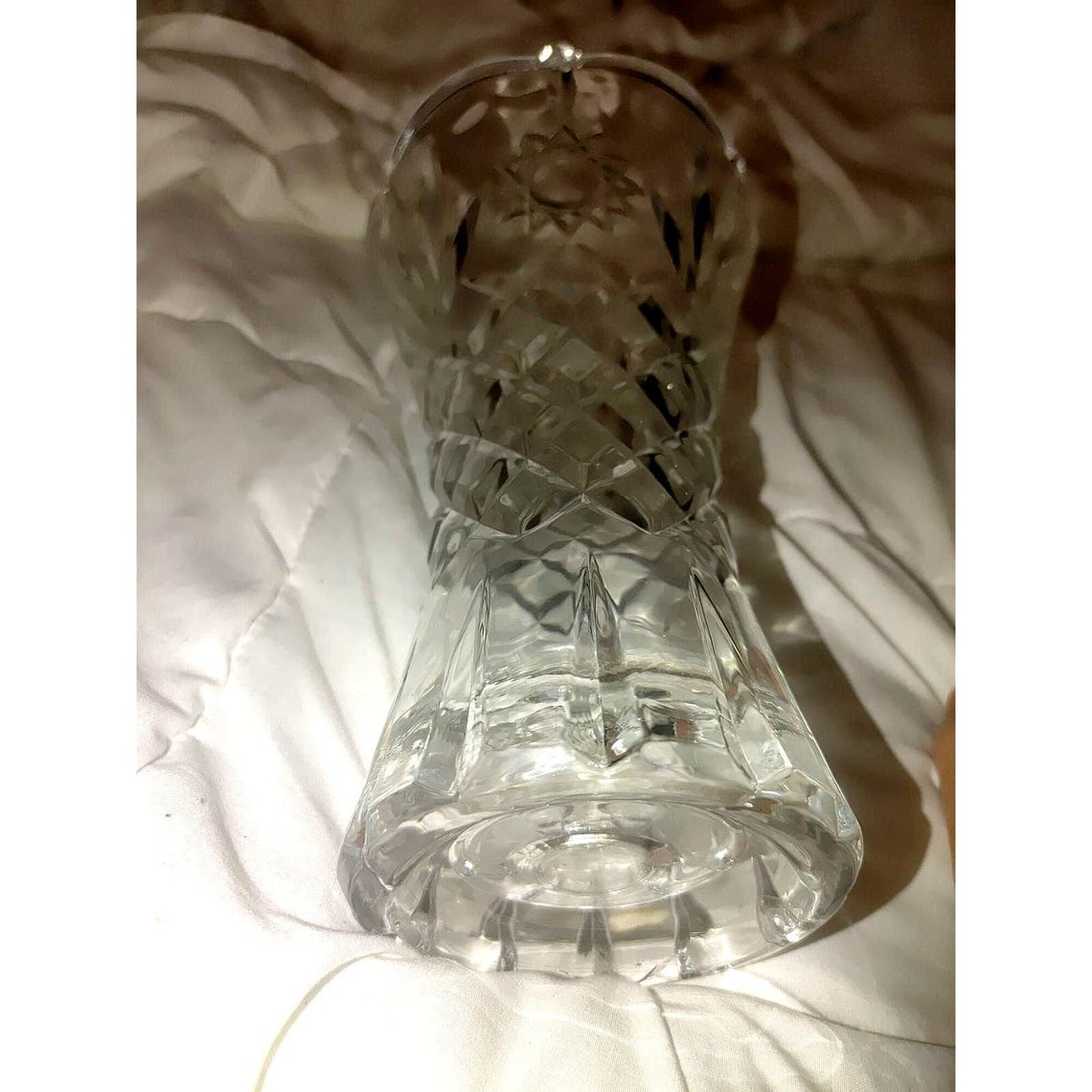 Star Pineapple Diamond Pattern Heavy Crystal Vase 9 1/2" - Etsy