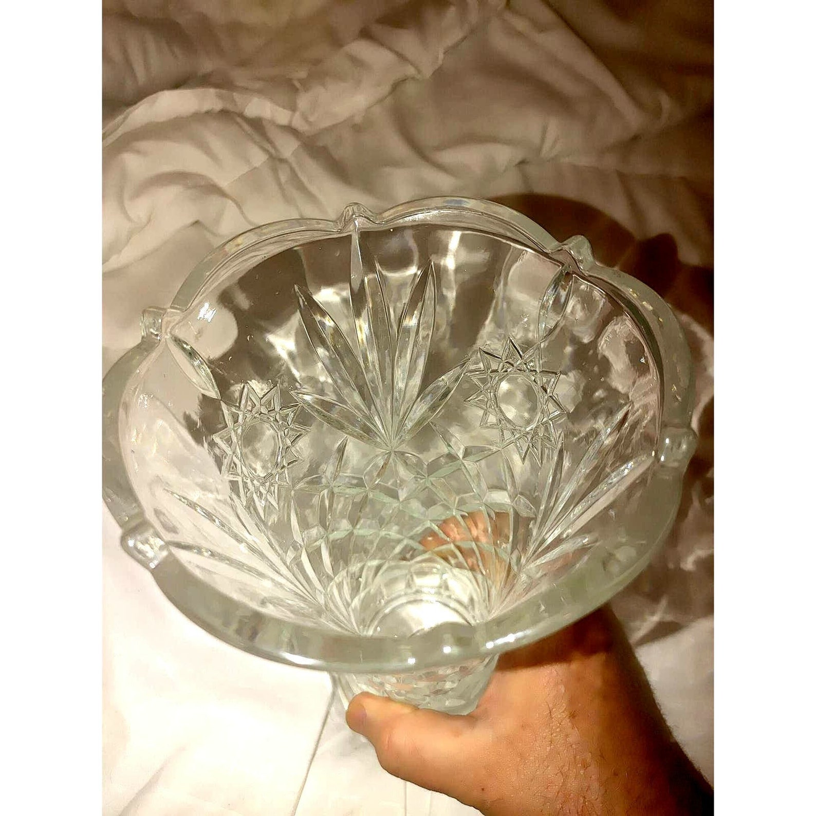 Star Pineapple Diamond Pattern Heavy Crystal Vase 9 1/2" - Etsy
