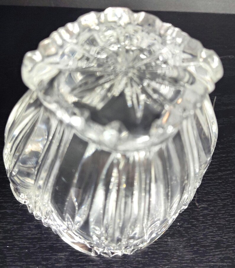 Oneida Oval Crystal Bowl/candy Dish Augustina Pattern 4 Made in Germany ...