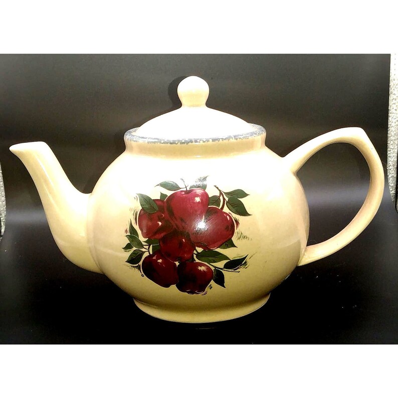 Home and Garden Party Apple Tea Pot - Etsy
