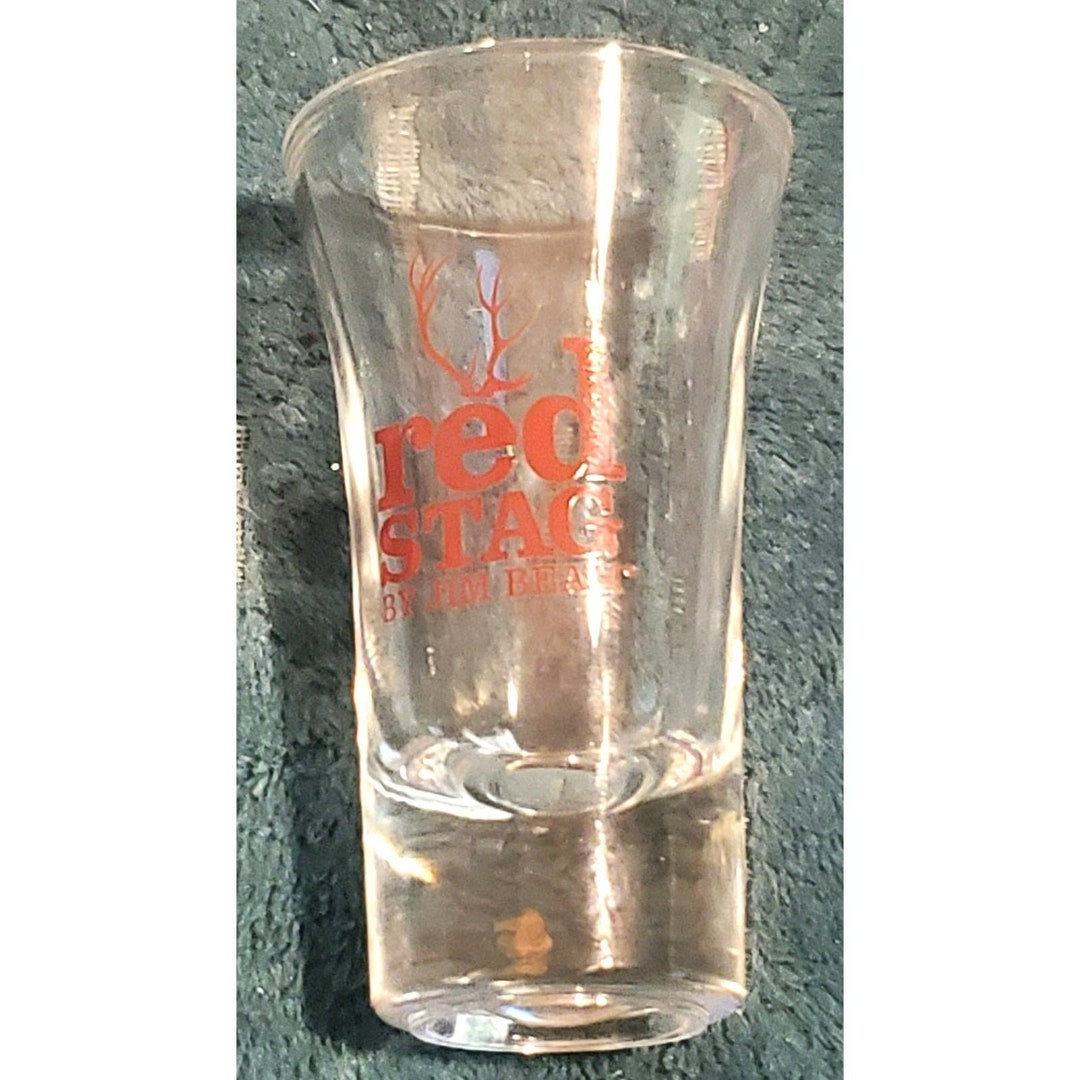 Red Stag by Jim Beam 2 Oz Shot Glass - Etsy
