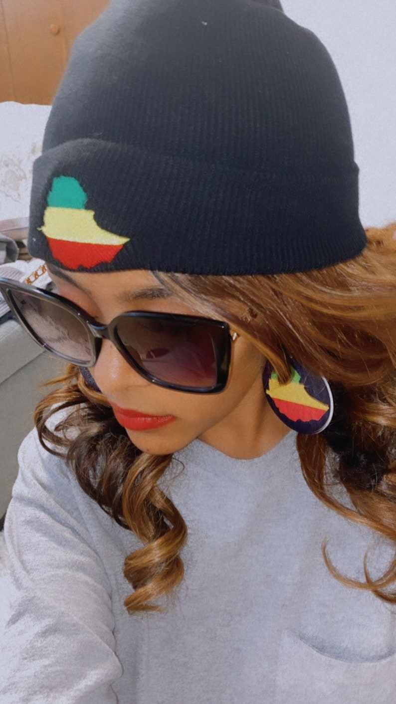 Ethiopian Beanie Flag Hat - Etsy
