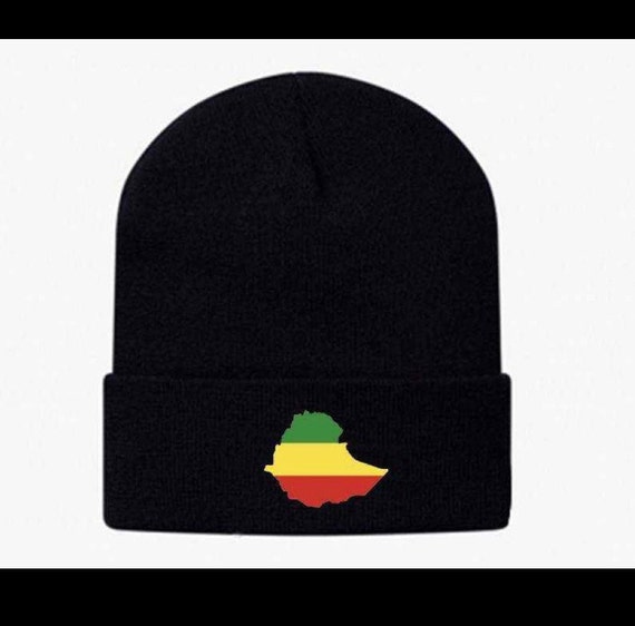 Ethiopian Beanie Flag Hat | Etsy
