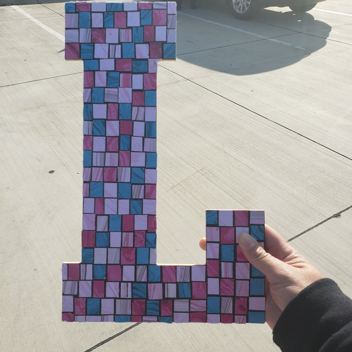 Personalized Paper Mosaic Letters | Etsy