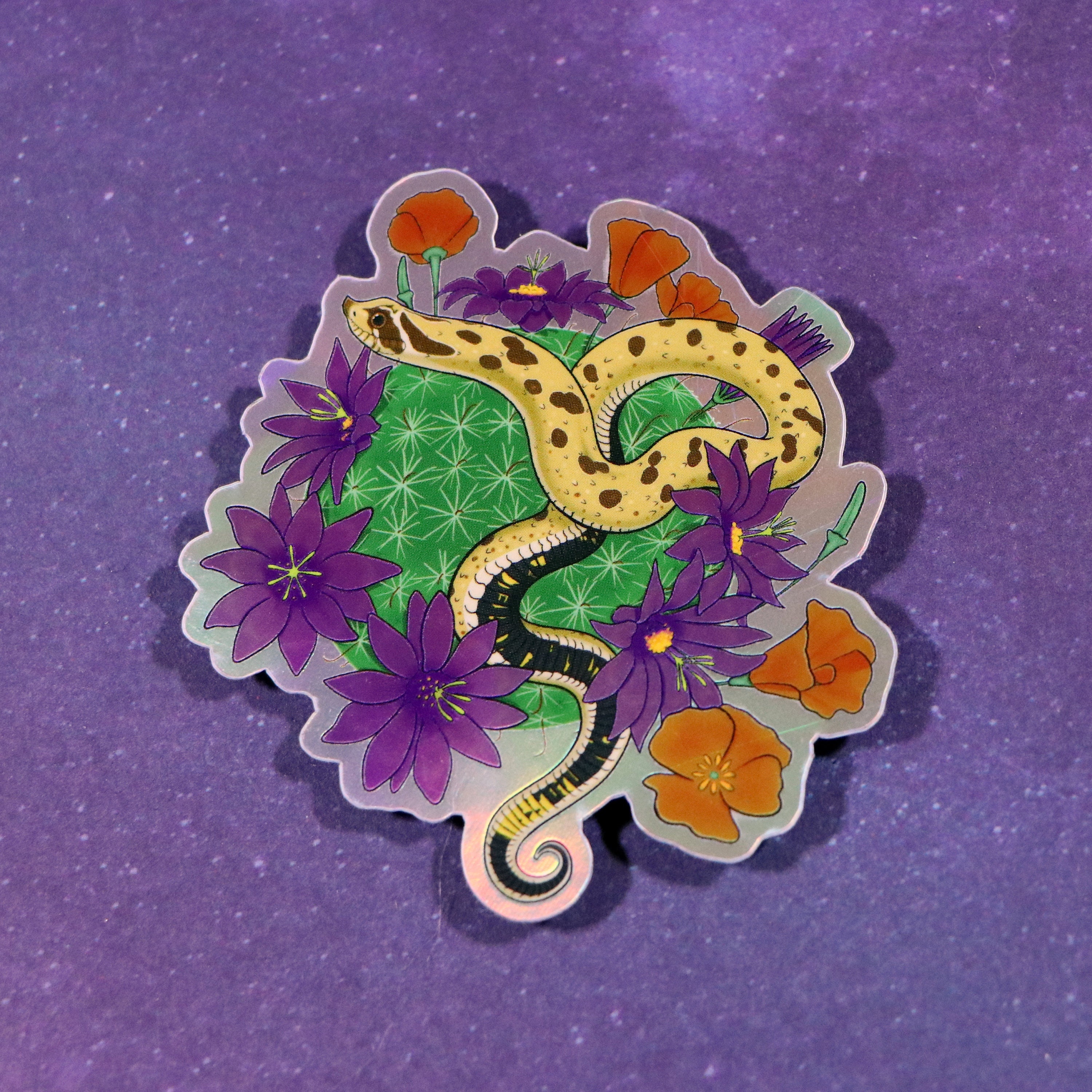 Western Hognose Vinyl Sticker -3 Inch Holographic Sticker | Snake Lover ...