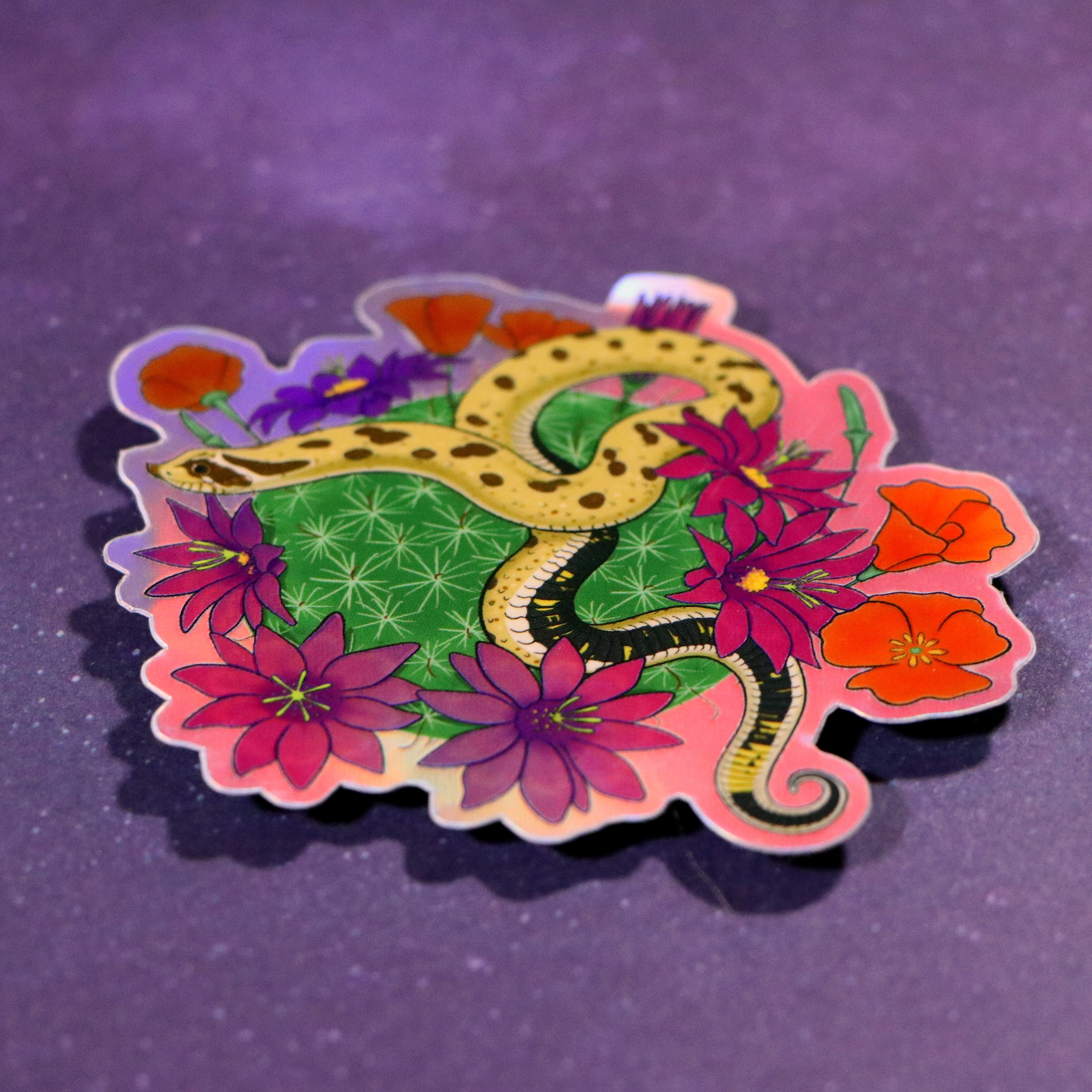 Western Hognose Vinyl Sticker -3 Inch Holographic Sticker | Snake Lover ...