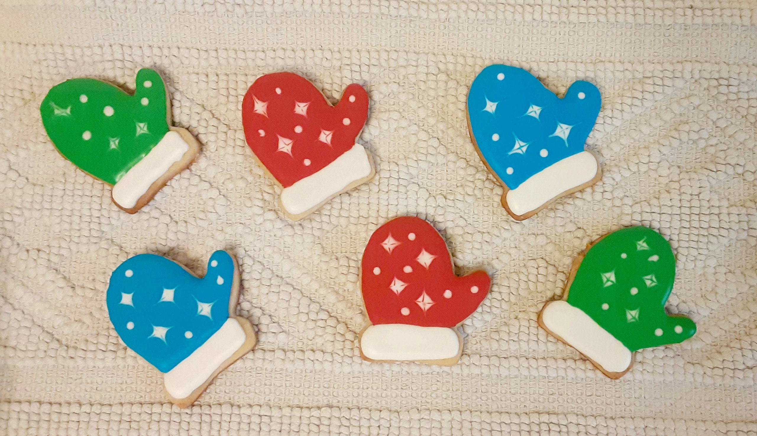 Winter Mitten Cookies-6cookies GLUTEN FREE AVAILABLE - Etsy