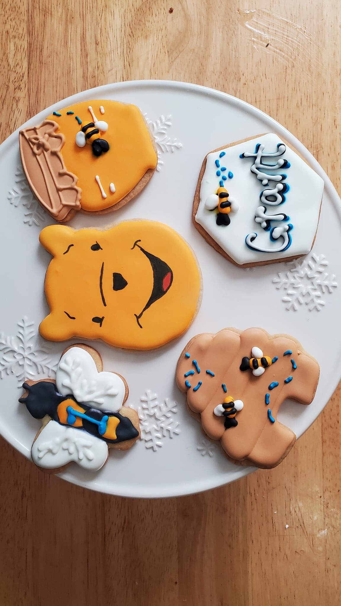Winnie the Pooh Cookies-6 Cookies-gluten FREE AVAILABLE - Etsy
