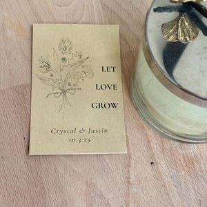 Wildflower Seed Packet Wedding Favors – Personalized Custom Flower Seed ...