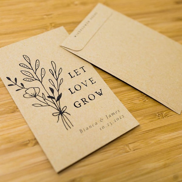 Wedding Seed Packets - Etsy