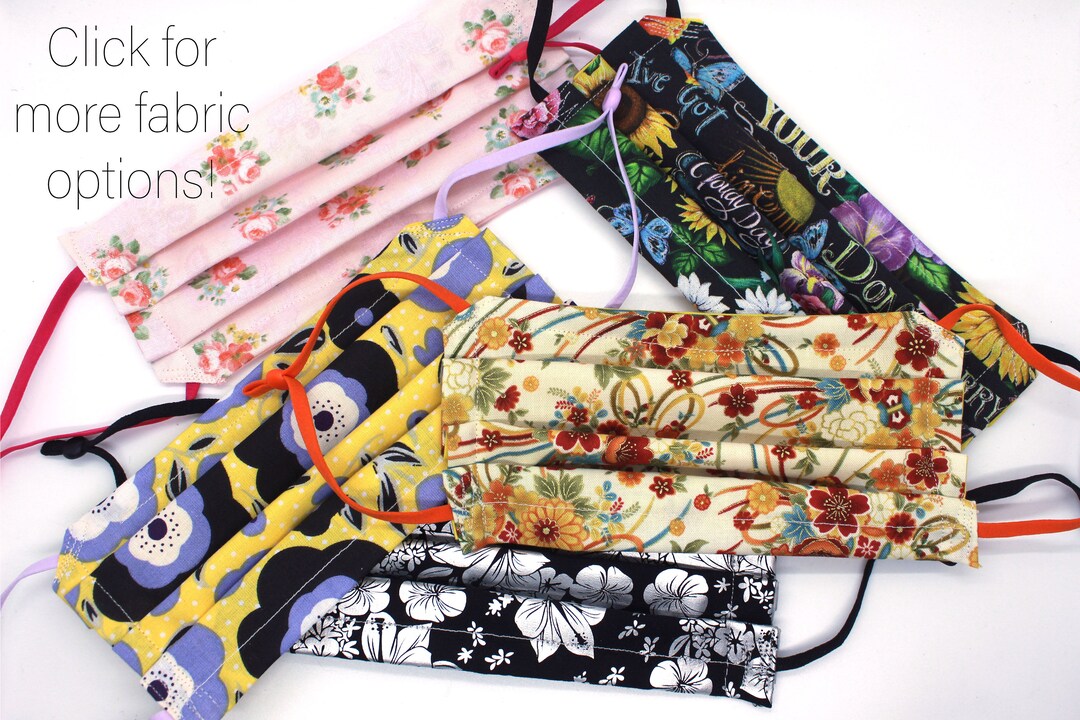 Flower Face Masks - Etsy