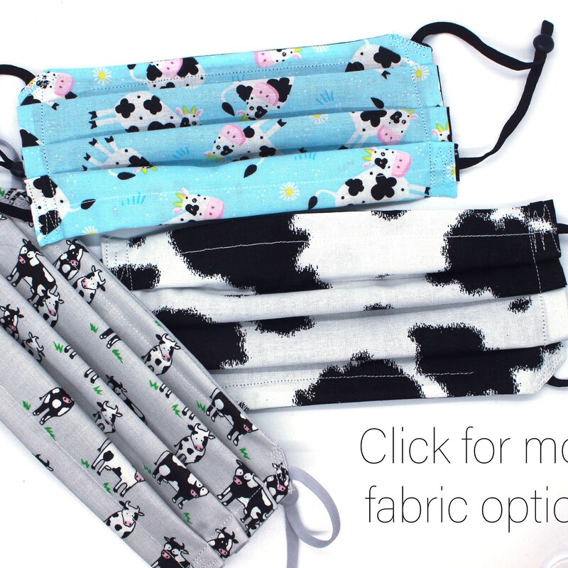 Cow Face Mask - Etsy