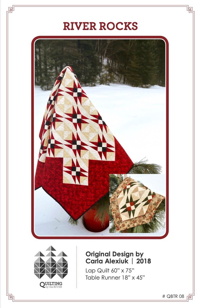 PDF River Rocks Quilt and Runner Pattern - Etsy