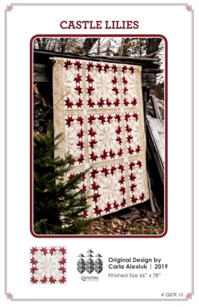PDF Castle Lilies Quilt Pattern - Etsy
