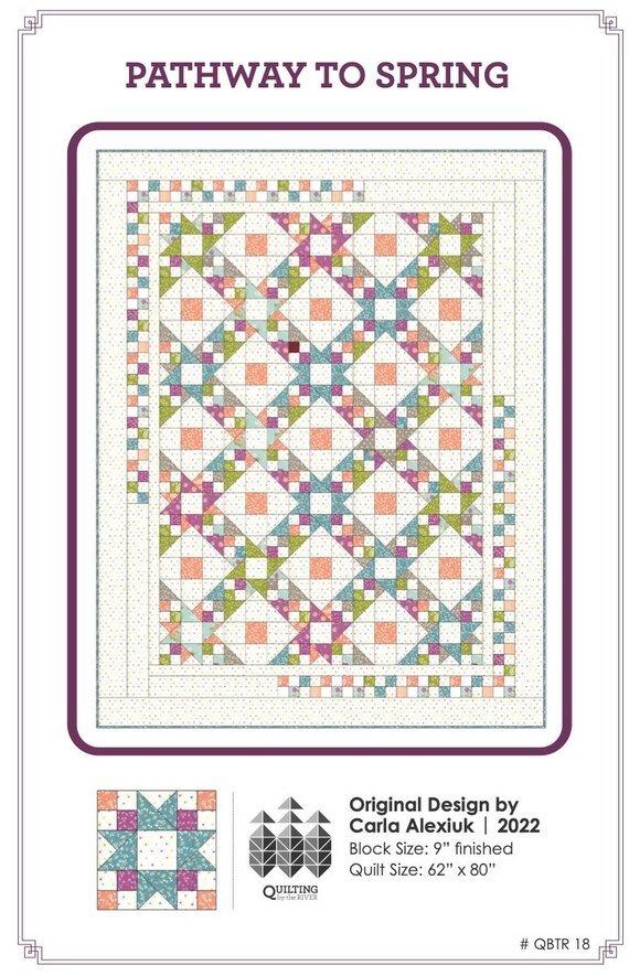 Pathway to Spring Pattern | Etsy