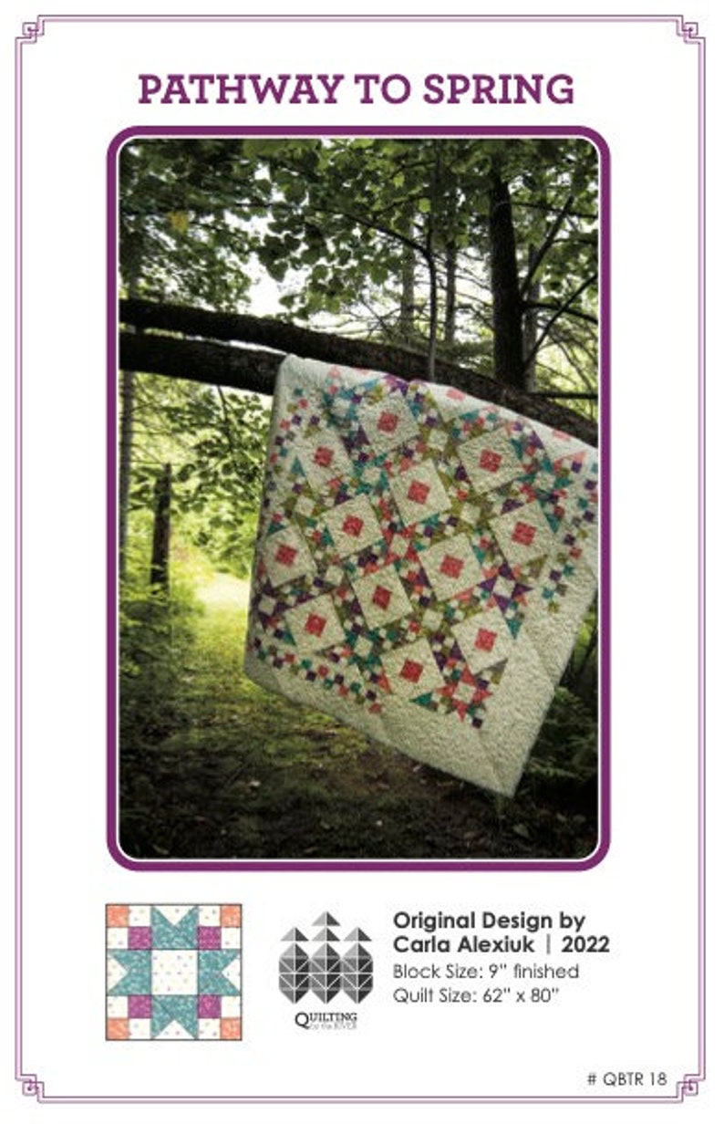 Pathway to Spring Pattern - Etsy