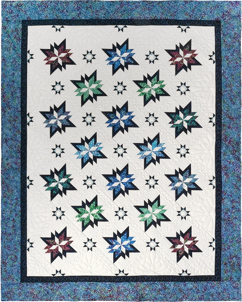 Catch a Scrappy Star Quilt Pattern - Etsy