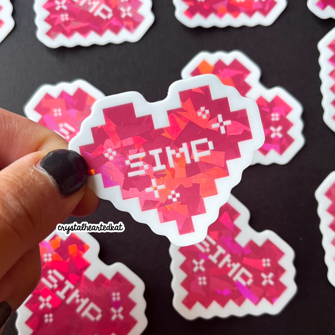 Simp Prism Holographic Vinyl Sticker - Etsy