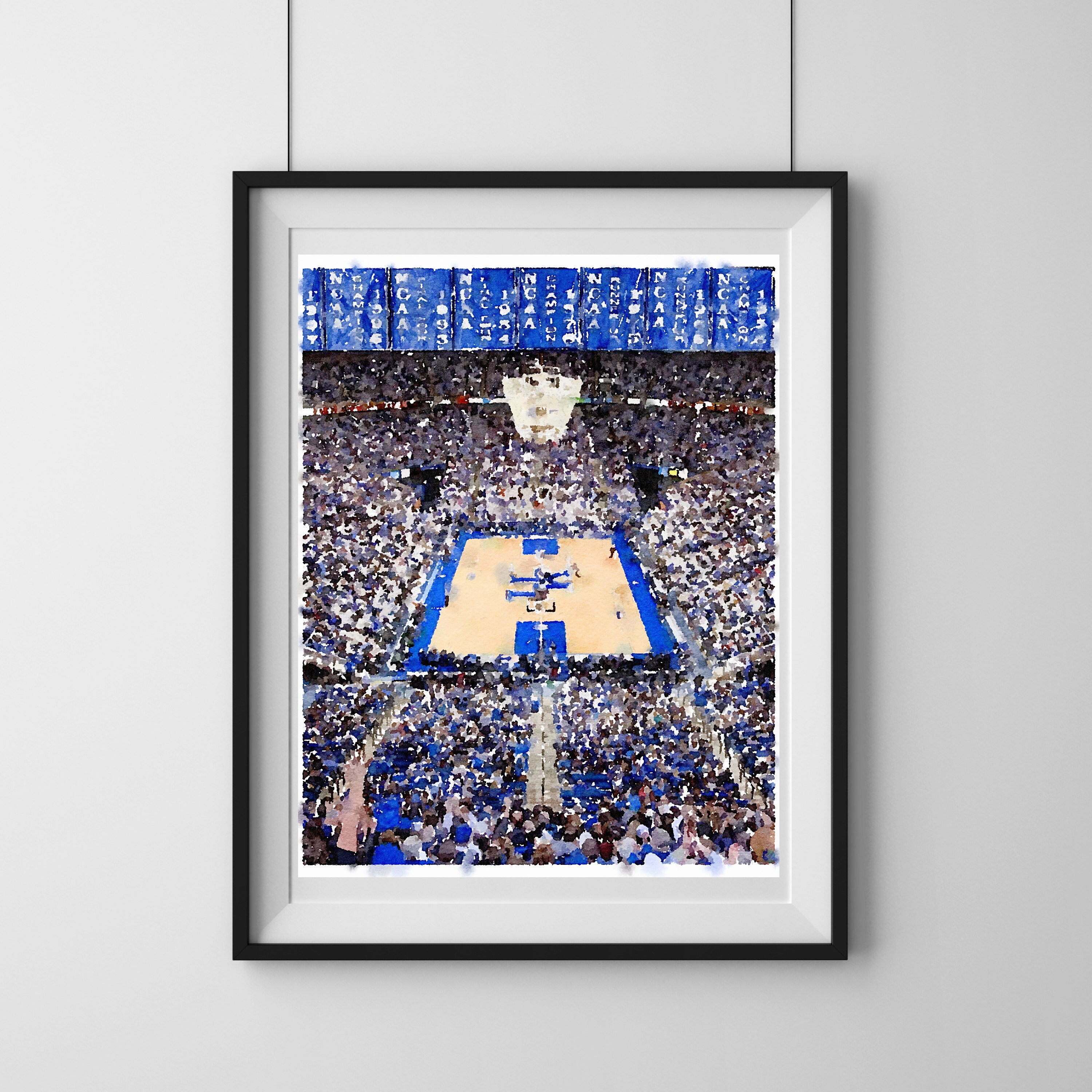 Kentucky Basketball Rupp Arena Watercolor - Etsy
