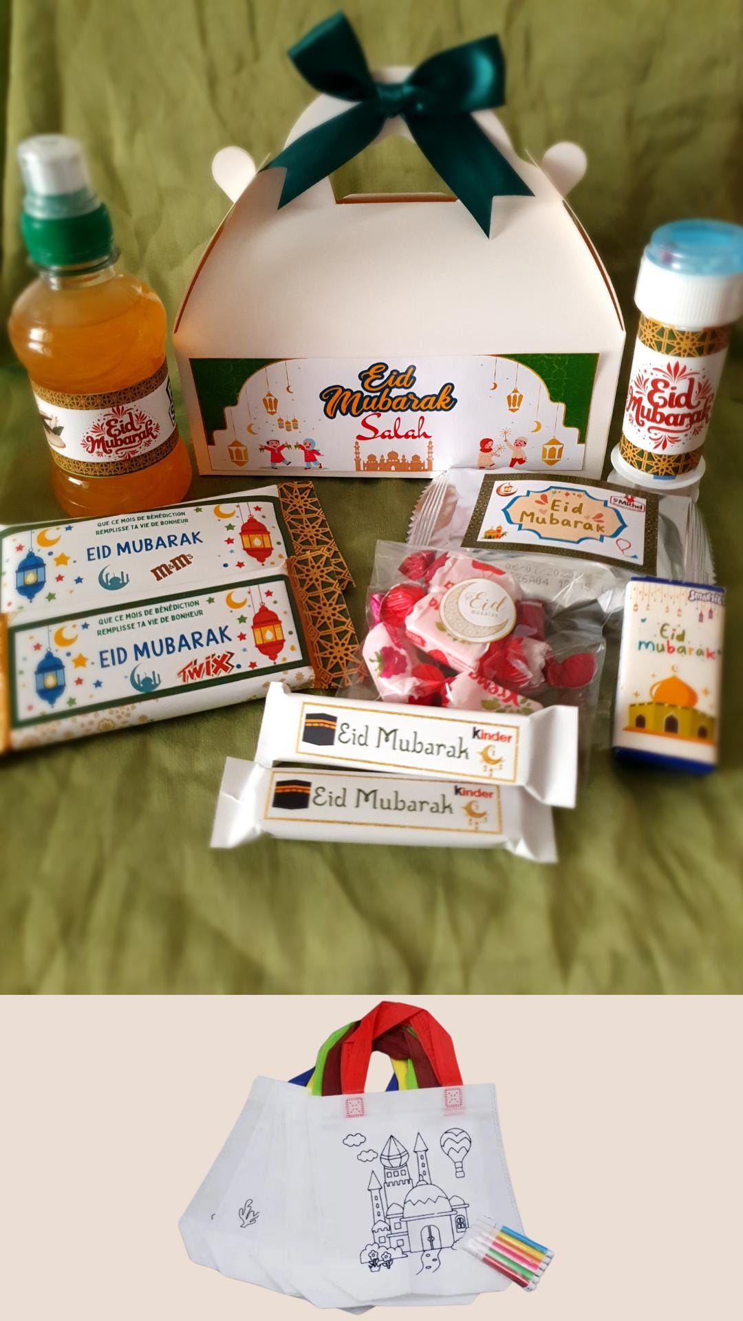Eid Box for Children, Islamic Gift, Gift for Muslims, Halal Sweets ...