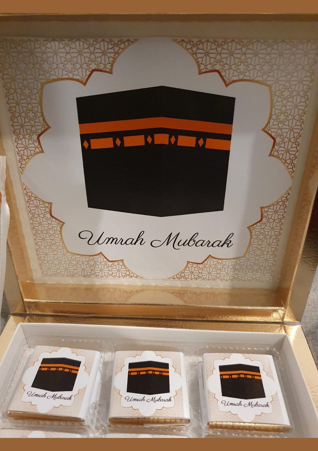 Personalized Chocolate Box, Hajj Chocolate Box, Mecca, Kaaba, Gift for ...