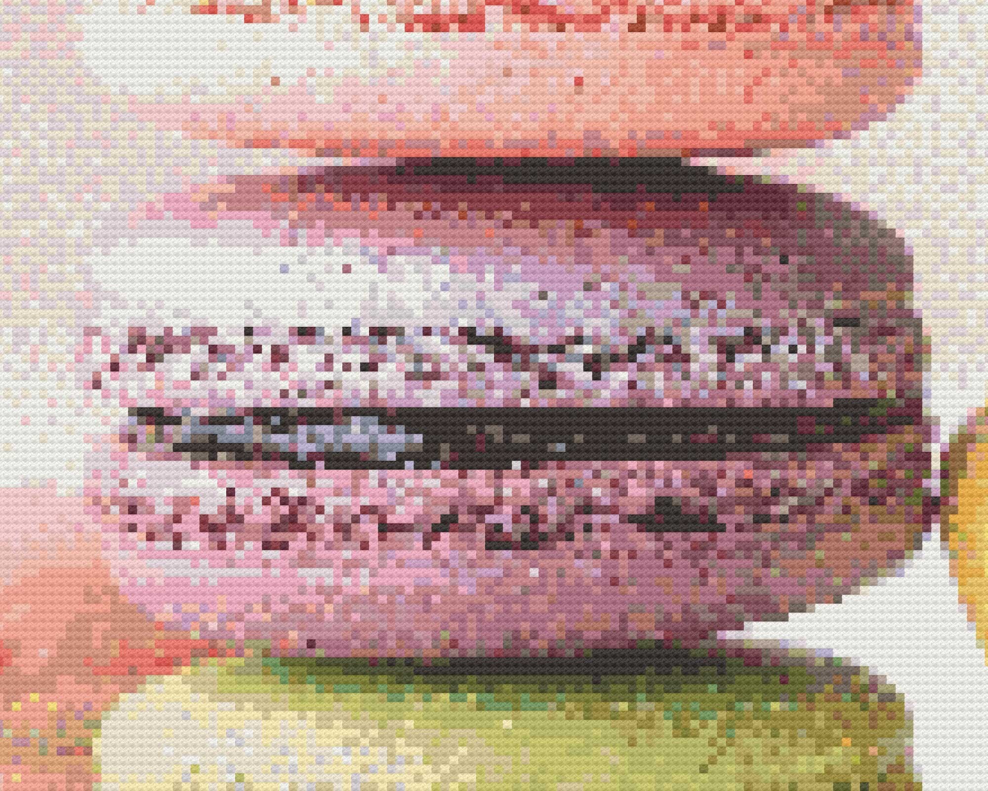 Macarons Modern Counted Cross Stitch Pattern. Full Coverage Sweet ...