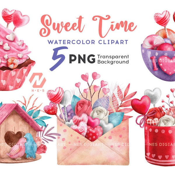 Valentine Clipart - Etsy