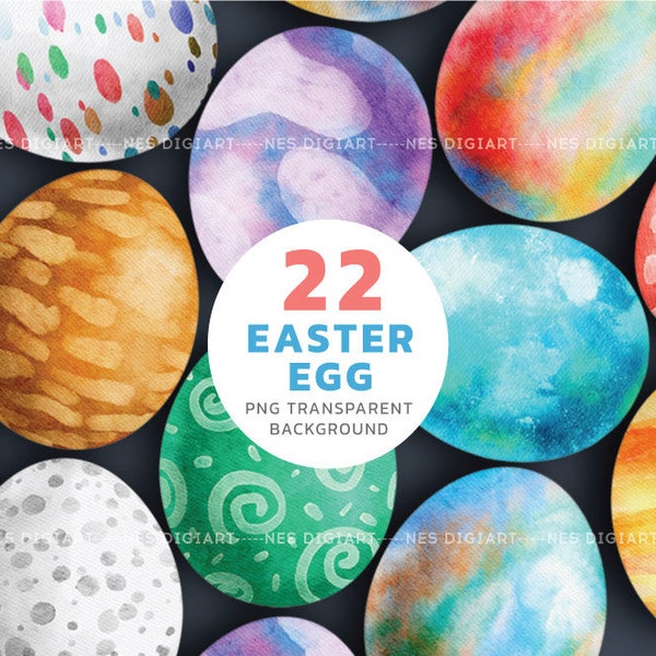 Easter Egg Clipart - Etsy