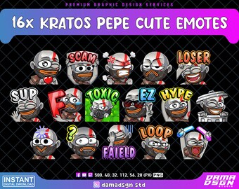 Kratos Emotes - Etsy Australia