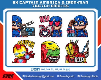 Iron Man Emotes - Etsy